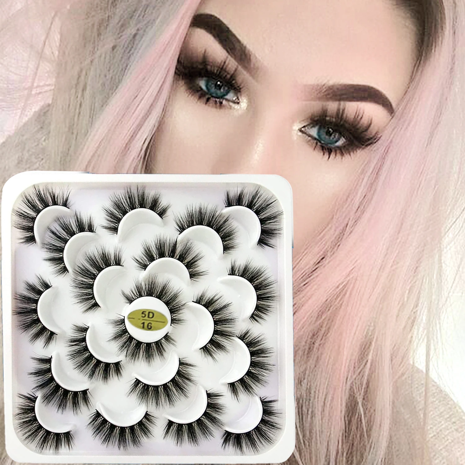 10pairs-fake-eyelashes-fluffy-mink-lashes-eyelash-extensions-beauty ...