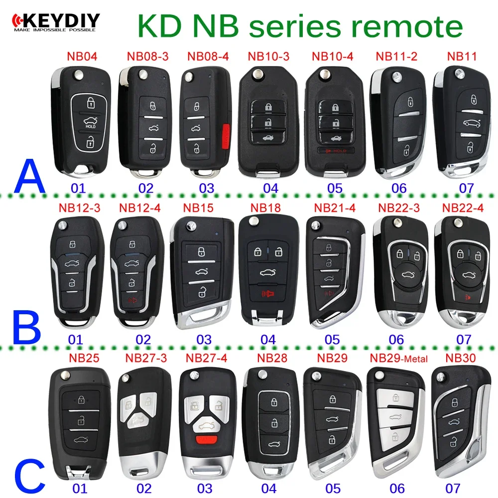 KEYDIY Multi-functional Remote Control NB Series NB04 NB08 NB10 NB11 ...