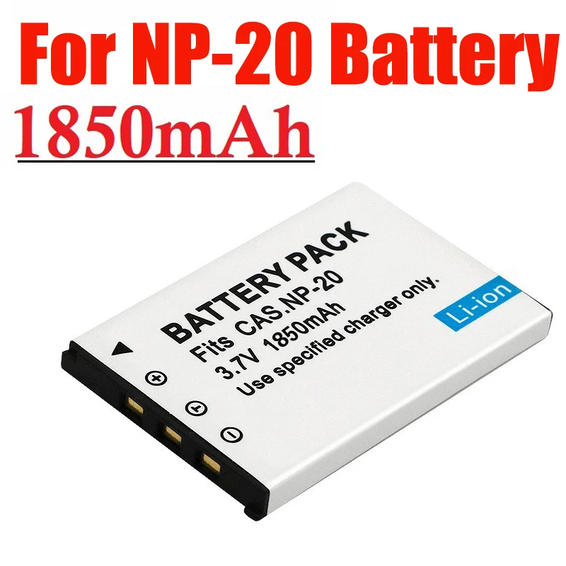 1850mAh-NP20-np-20-Camera-Battery-For-Casio-EX-Z7-Z8-Z11-Z60-Z65-Z70 ...