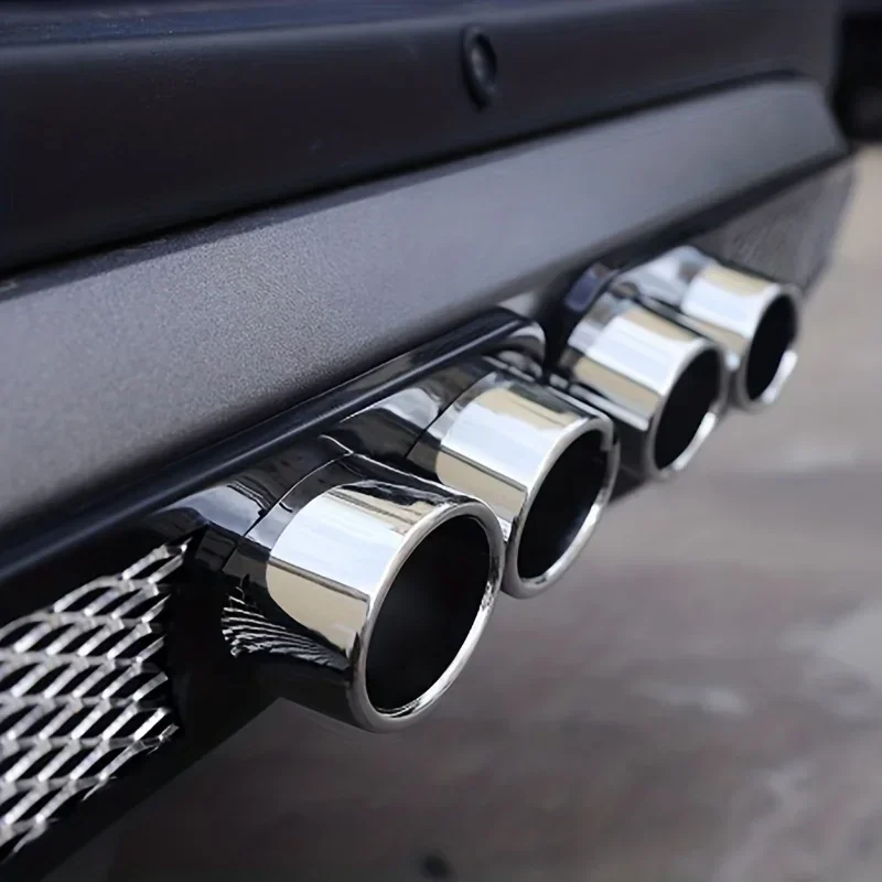 1Pair Universal Vent Grid Exhaust Muffler Pipe Car Auto Styl in g Fake ...