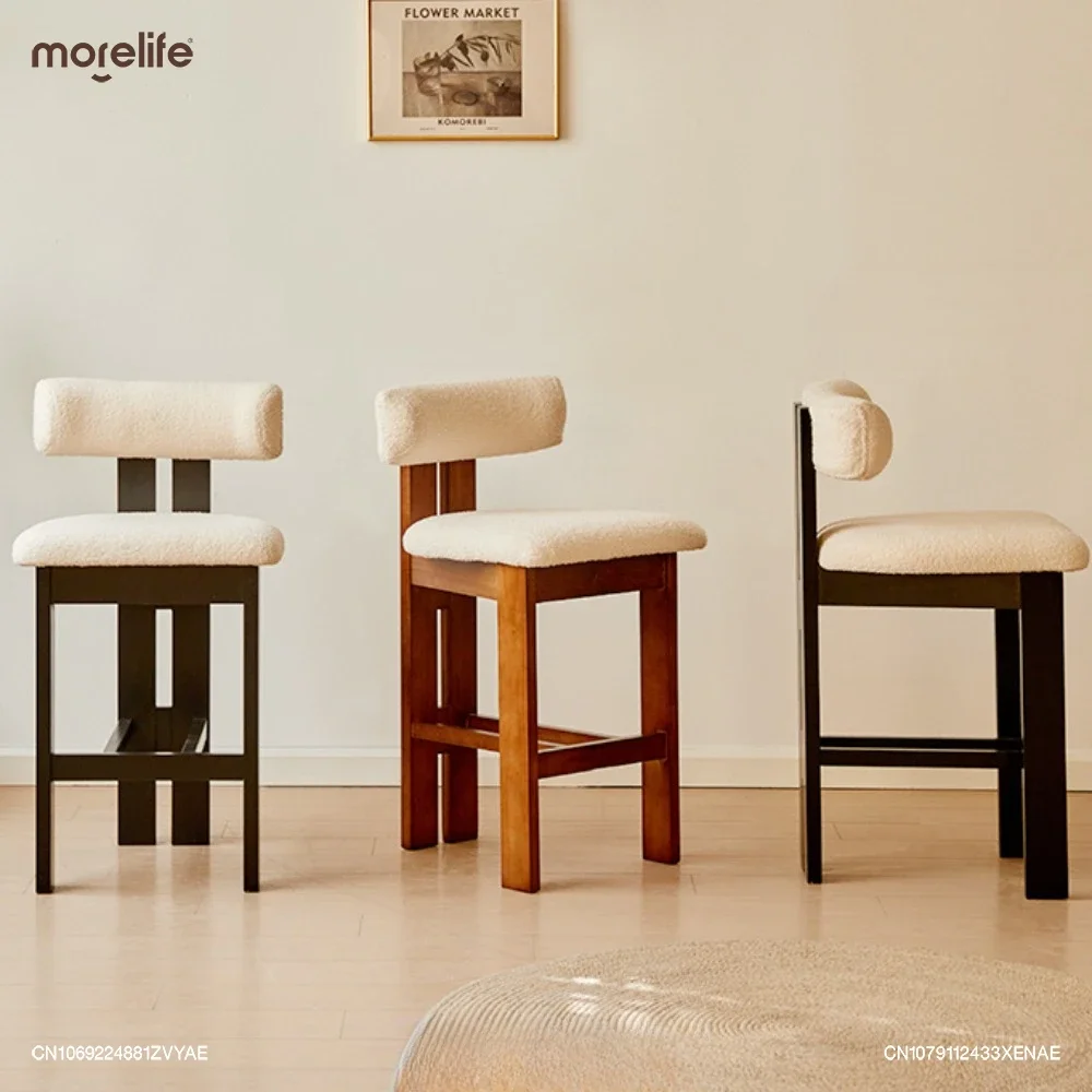 Nordic-Retro-Medieval-Bar-Chairs-Home-Usage-Style-Lamb-Plush-Soft-Bag ...