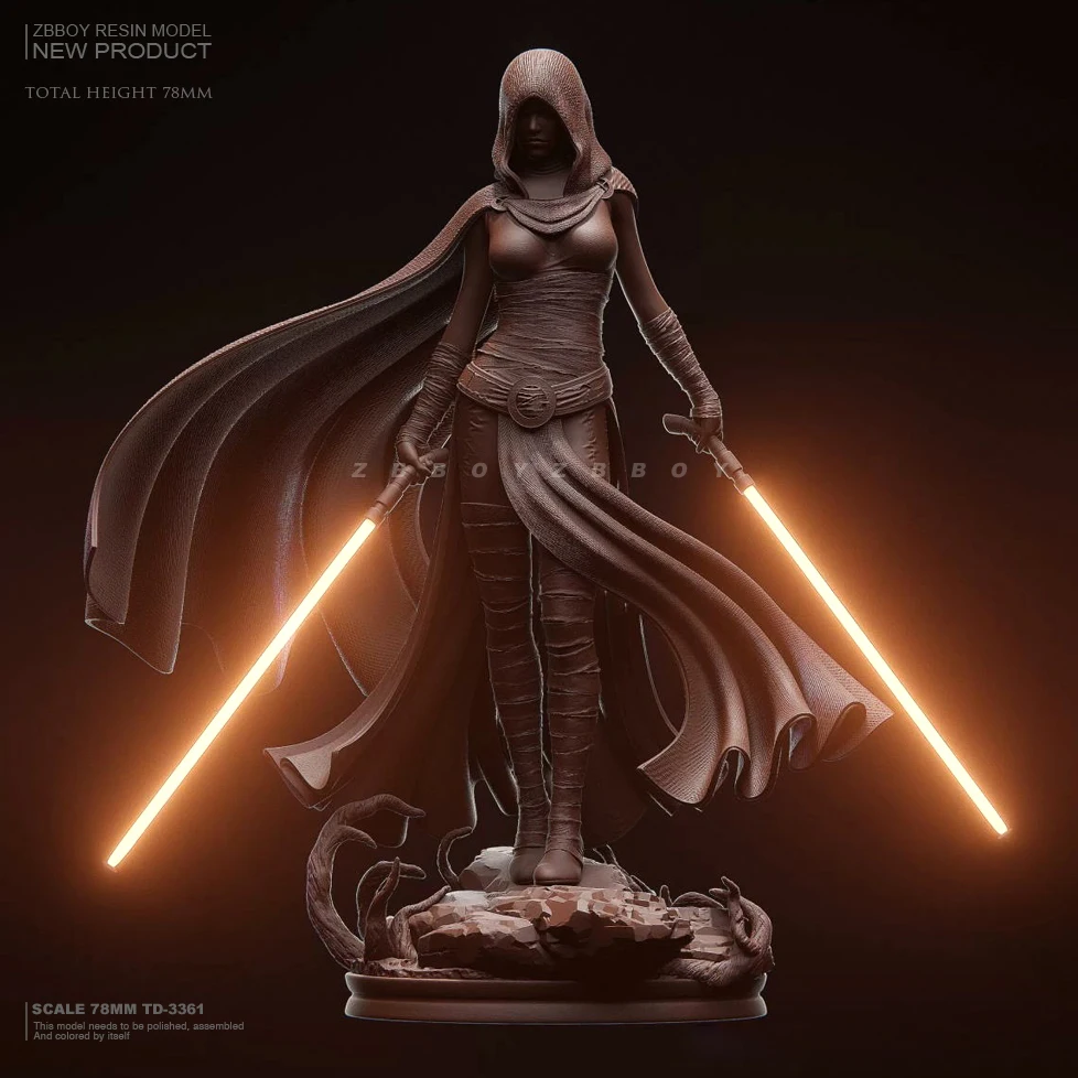 78mm Resin figure model kits DIY toy beauty self-assembled TD-3361 ...