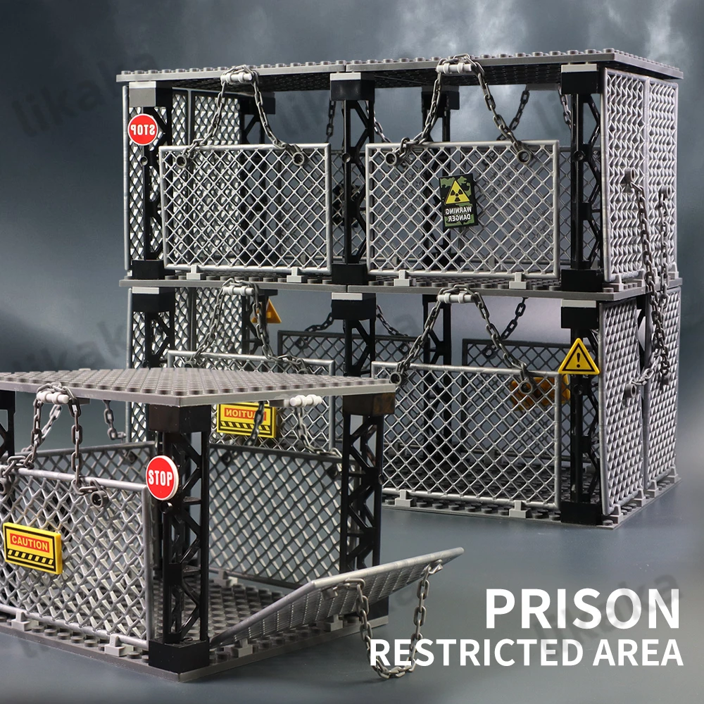 MOC-Military-Prison-Building-Blocks-Military-Restricted-Area-Trap ...