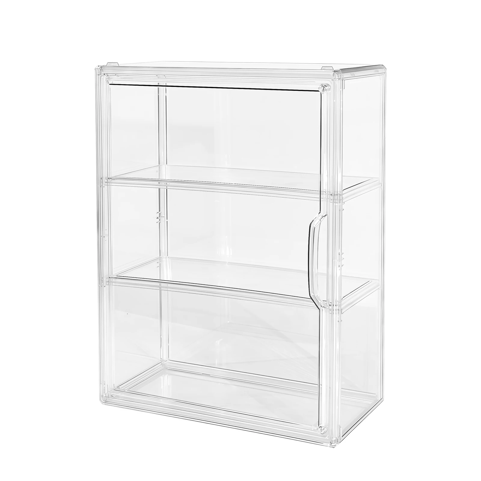 3 Tier Clear Acrylic Display Case, Blind Box Transparent Organizer ...