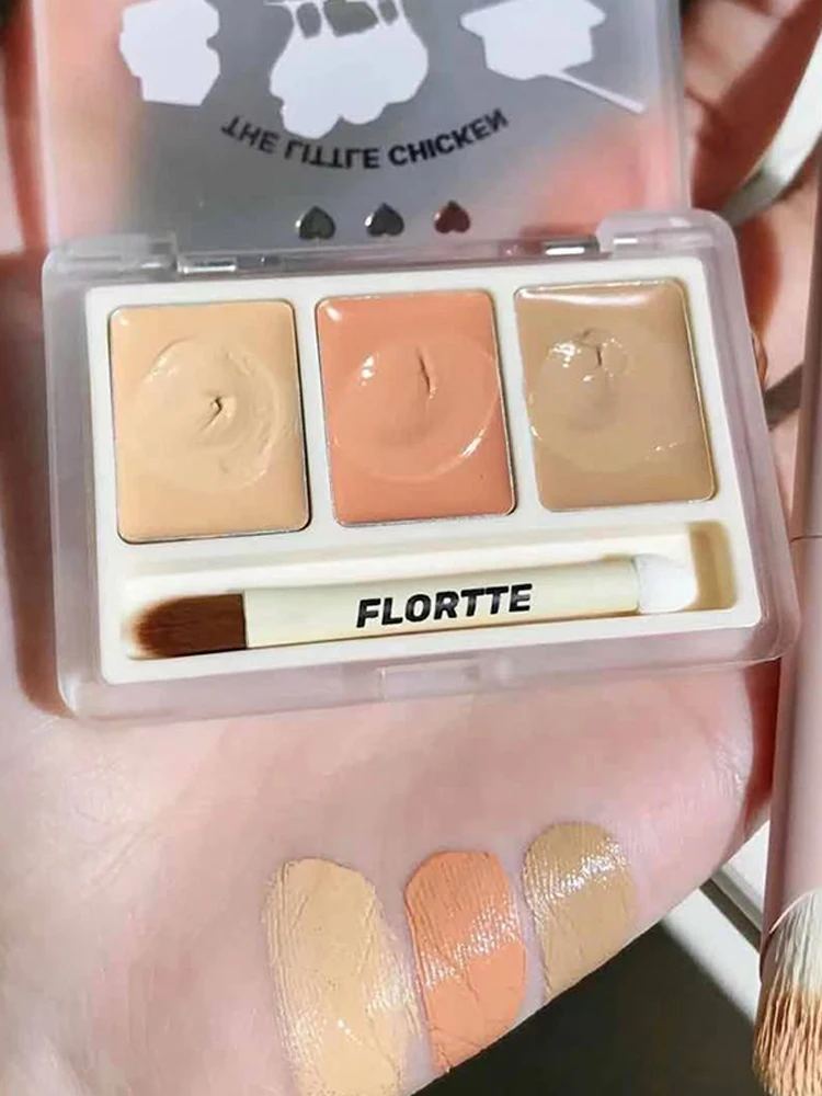 FLORTTE-Beauty-The-Little-Chicken-paleta-correctora-de-3-colores-crema ...
