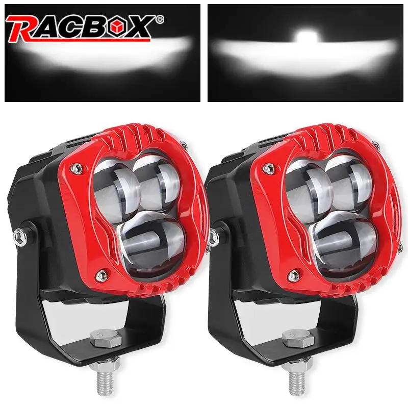 3-Inch-LED-Pods-Light-Hi-lo-Beam-Sqaure-Led-Work-light-lens-Fog-lamp ...