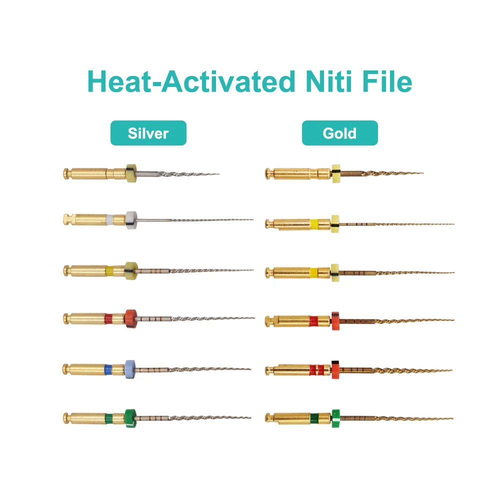 ELIJAH-Dental-File-Root-Canal-Taper-Endodontic-File-Gold-Heat-Activated ...