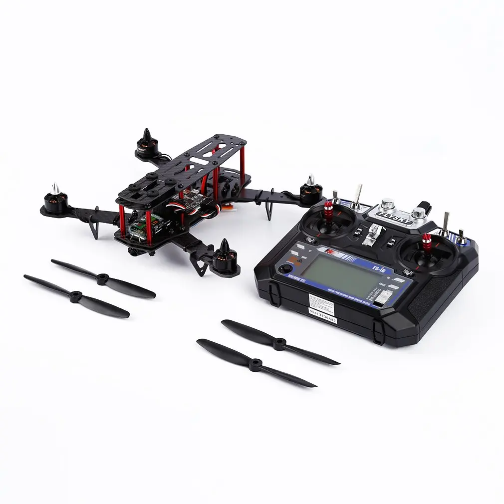 FPV-Black-Durable-Pure-Carbon-Fiber-250mm-4-Axles-Flight-Control-Rack ...