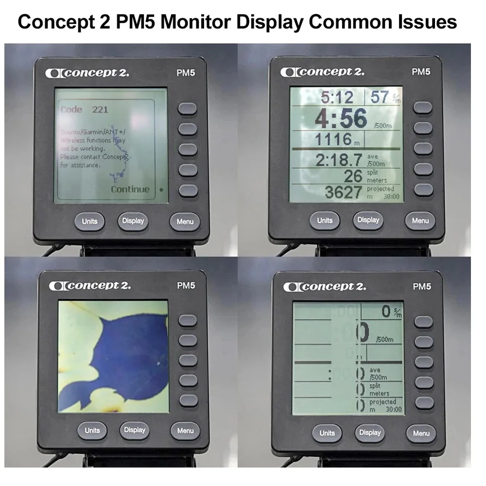 Display LBL-VLGS7241 for Concept 2 Rower PM5 Performance Monitor ...