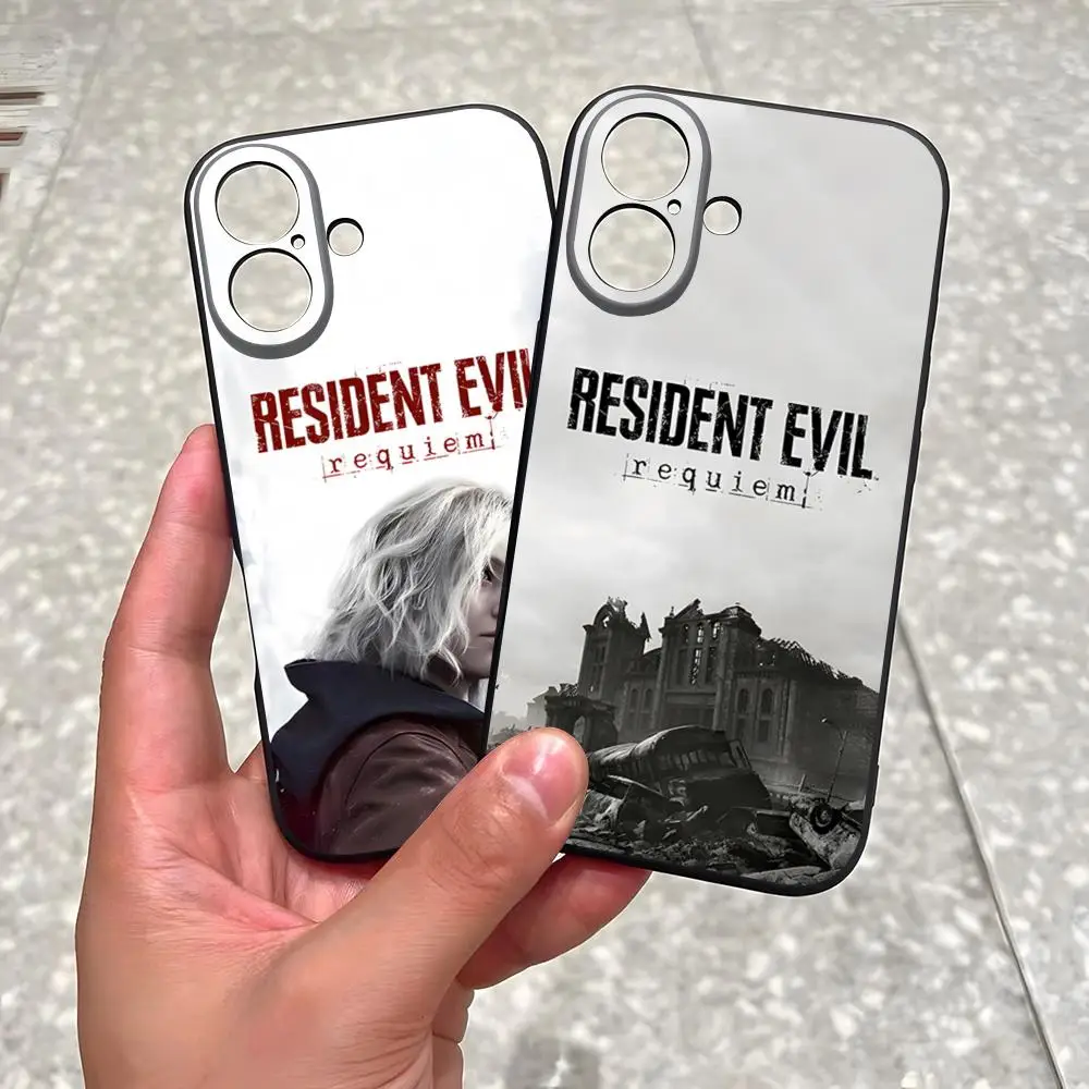 R-Resident Evil Requiem Phone Case For Iphone 17 Pro Max 15 16 Pro 14 ...