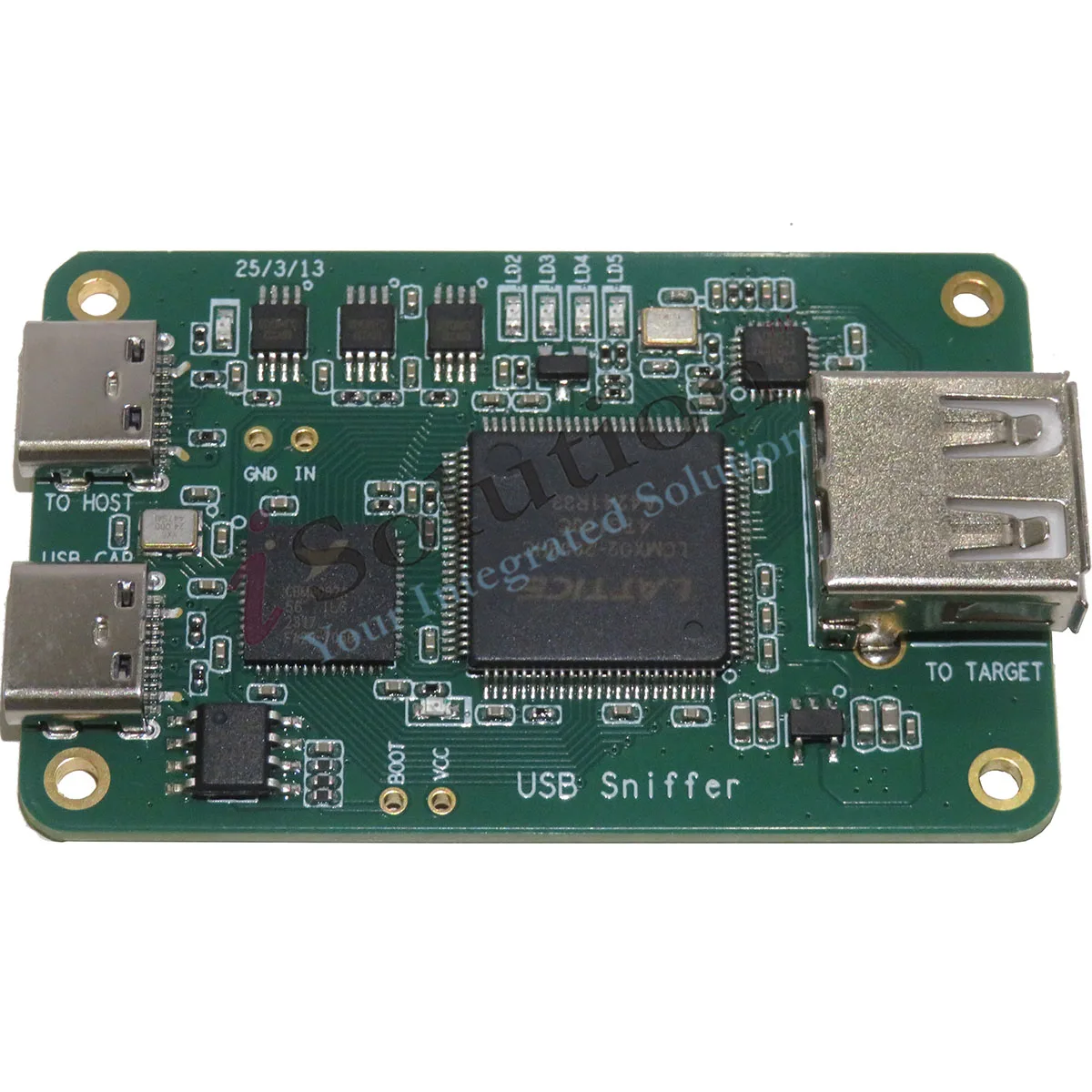 USB protocol analyzer USB sniffer USB data analysis tool adapted to ...