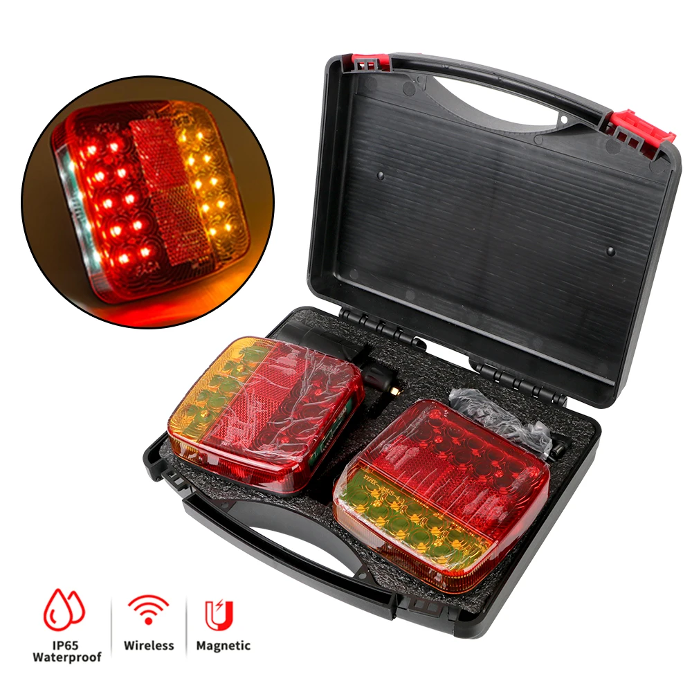 Rechargeable Wireless LED Trailer Taillights | Camping Gear - Camping ...