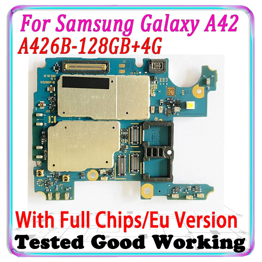 128GB-EU-Version-For-Samsung-Galaxy-A42-A426B-Motherboard-100-Unlocked-Mainboard-With-Full-Chips ...