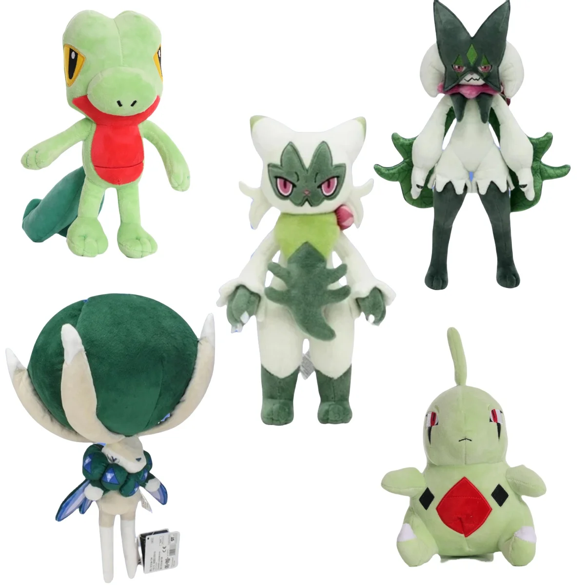 Pokemon-Pikachu-Plush-Larvitar-Treecko-Calyrex-Meowscarada-Floragato ...