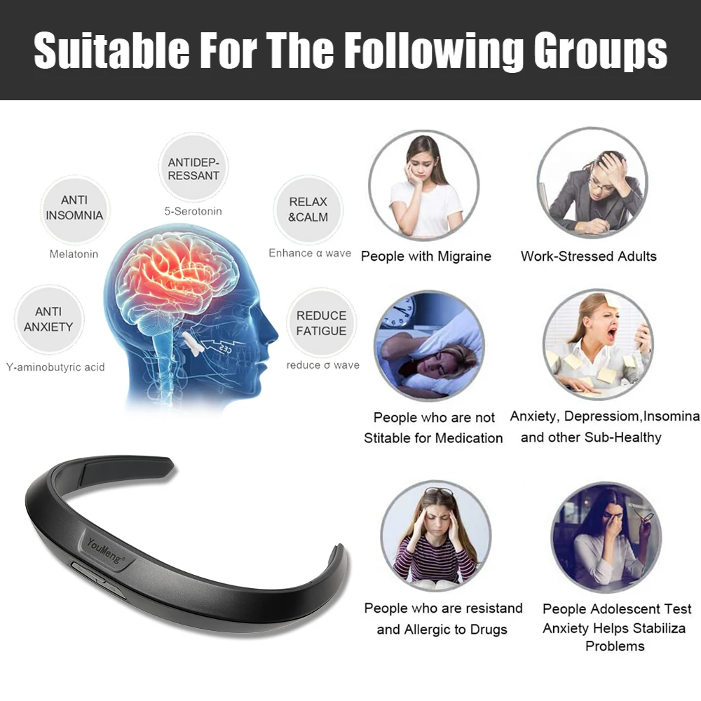 Electric-Sleeping-Aid-Improve-Sleep-Hypnosis-Device-Microcurrent-Pulse ...