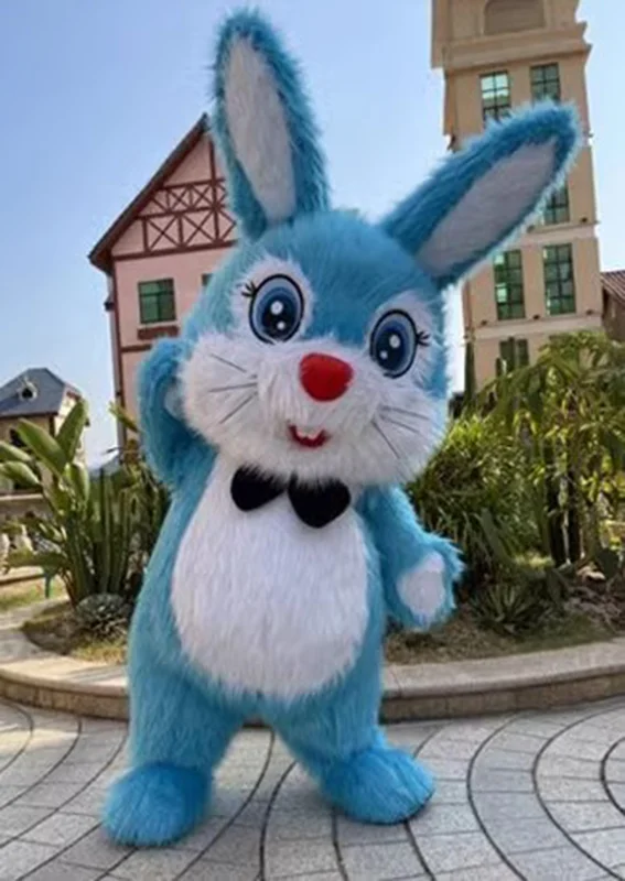 Disfraz de mascota conejo inflable para adulto, kit de cosplay de ...