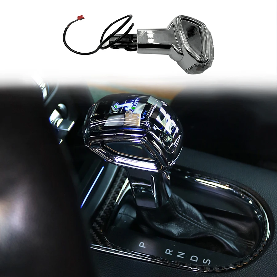 For-2015-2023-Ford-Mustang-Shift-Knobs-Crystal-RGB-Ambient-Light-Gear ...