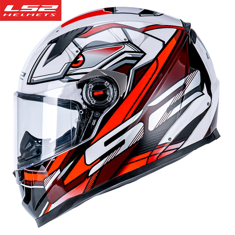 LS2 FF358 pełna twarz Moto rcycle kask wyścigi Capacete ls2 kask Alex ...