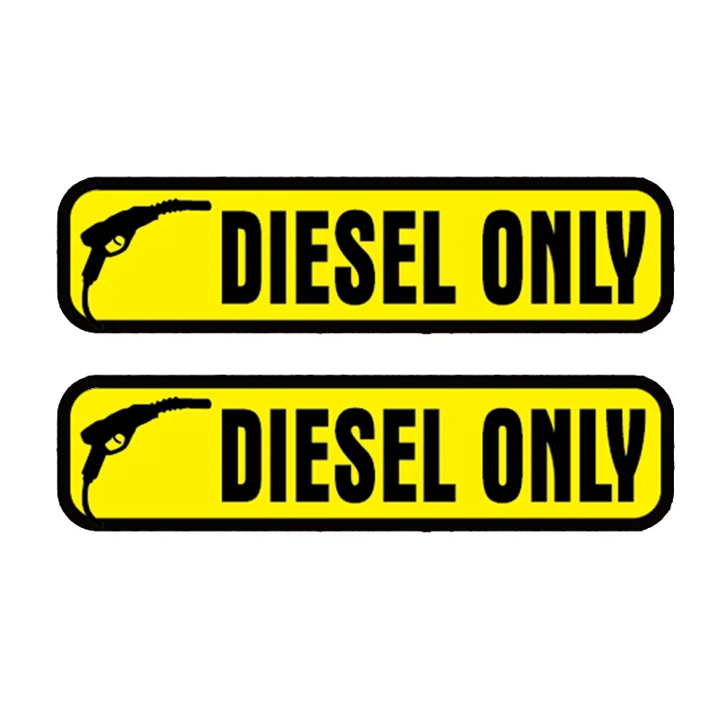 2 Stickers Diesel Engine Vinyl Tank Lid Pvc Trim Auto Accessories ...