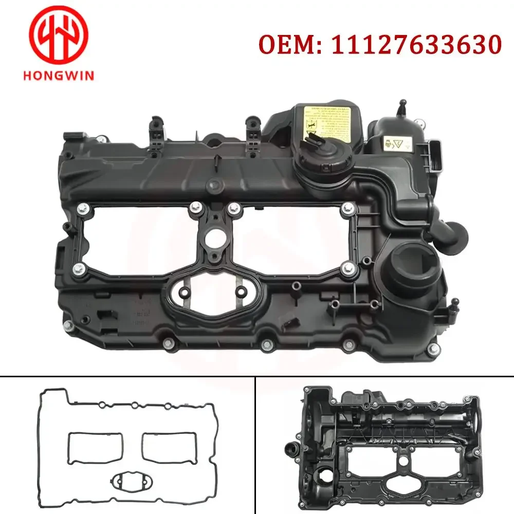 11127633630 Top Cylinder Head Engine Rocker Valve Cover N26 For 2012 ...