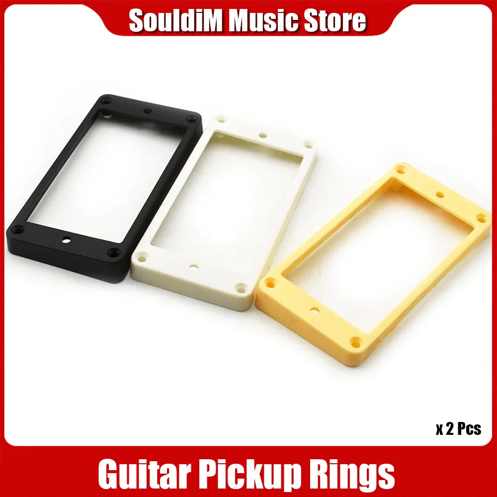 Plastic Humbucker Pickup Rings | Electric Guitar Pickups Frame - 2pcs ...