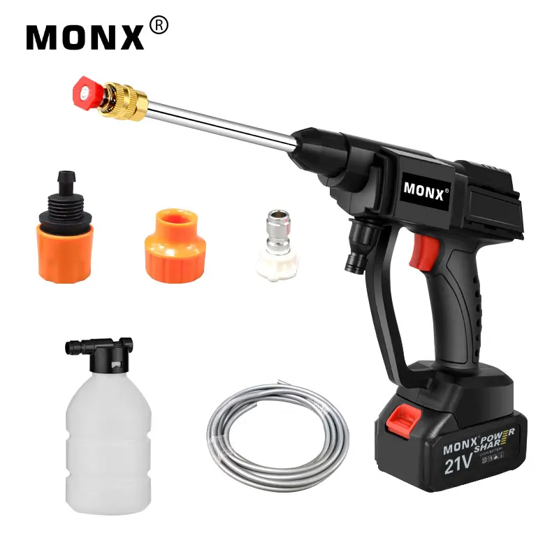 MONX-21V-Car-Wash-Gun-Wireless-High-Pressure-Spray-Gun-Portable-Garden ...