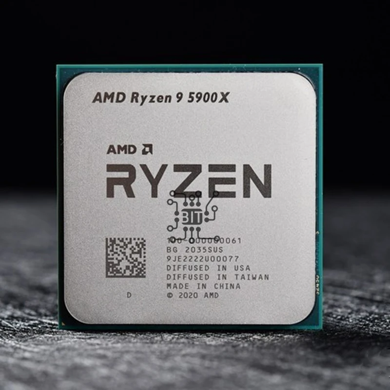 AMD Ryzen 9 5900X R9 5900X 3.7 GHz Twelve-Core 24-Thread CPU Processor ...