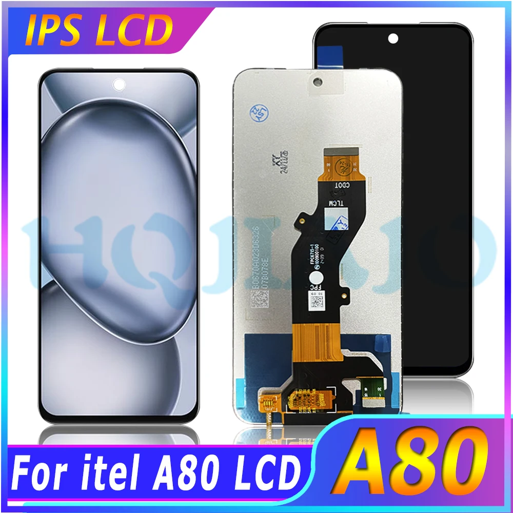 A80 LCD 6.7" IPS For itel A80 LCD Display Touch Panel Screen Digitizer ...