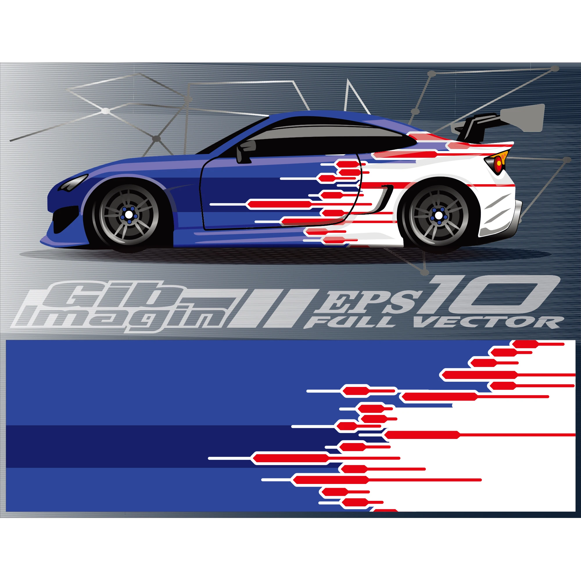 Race Car Stickers Design