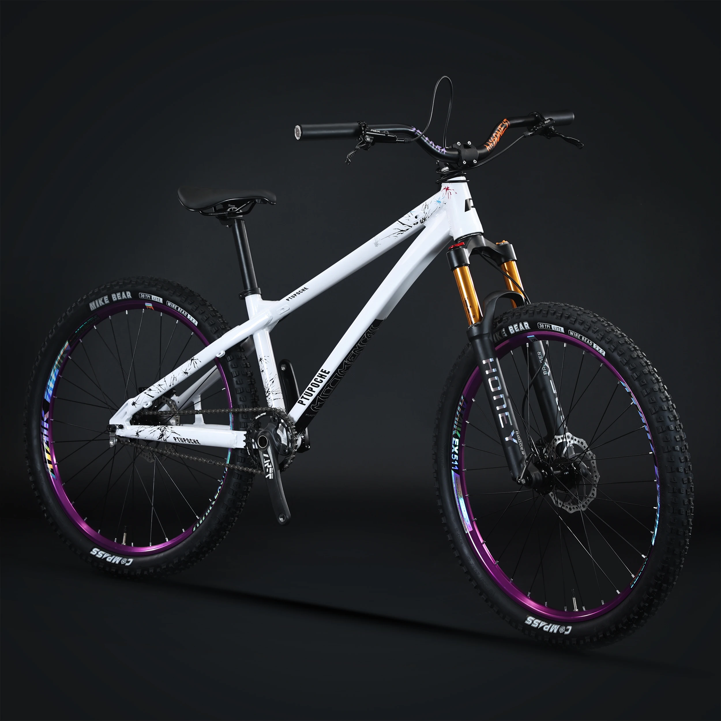 Aluminum-Alloy-Dirt-Bike-Single-Speed-DJ-Bikes-Climbing-Street-Bike-Oil ...