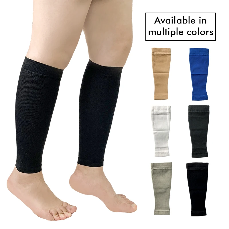 Legbeauty-Sport-Compression-Calf-Sleeves-6-Color-20-30mmHg-Leg-Pressure ...