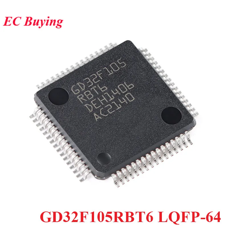 GD32F105RBT6-GD32F105-GD32-GD32F-32F105RBT6-LQFP-64-ARM-Cortex-M3-32 ...