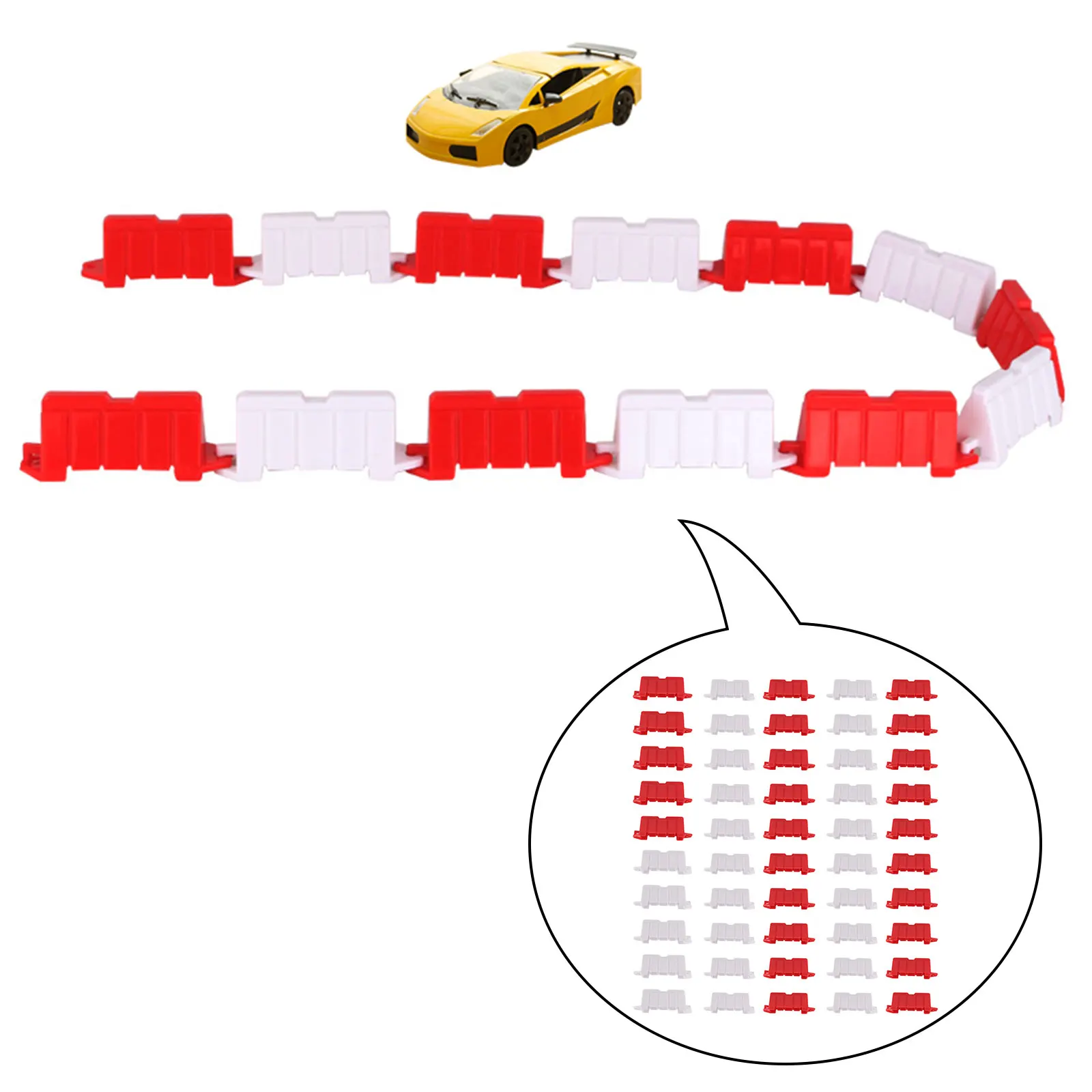 50x-RC-Car-Road-Barriers-RC-Drifting-Race-Track-Barrier-RC-Car-Field ...