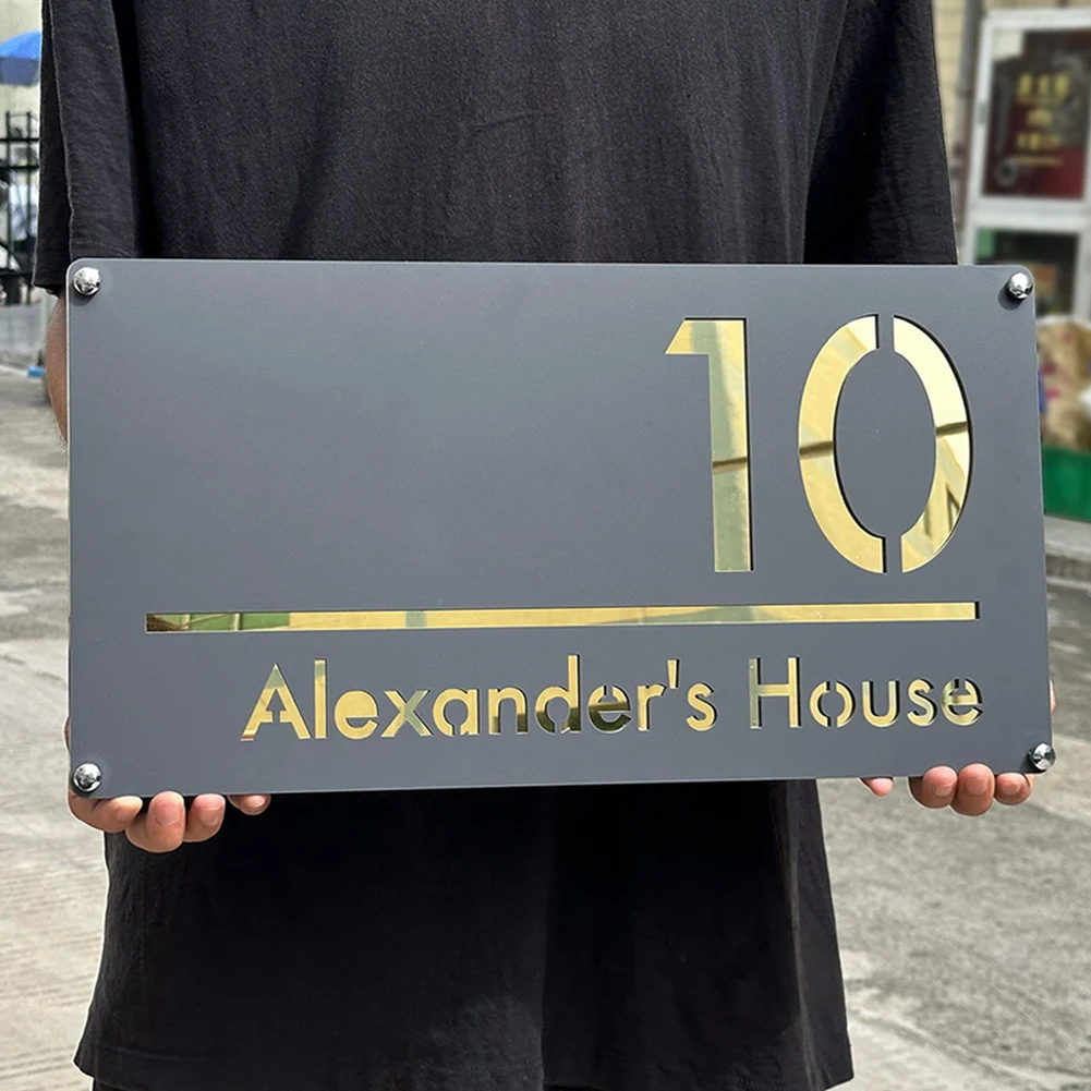 Personalized-Exterior-House-Number-Sign-3D-Floating-Residencial-Number ...