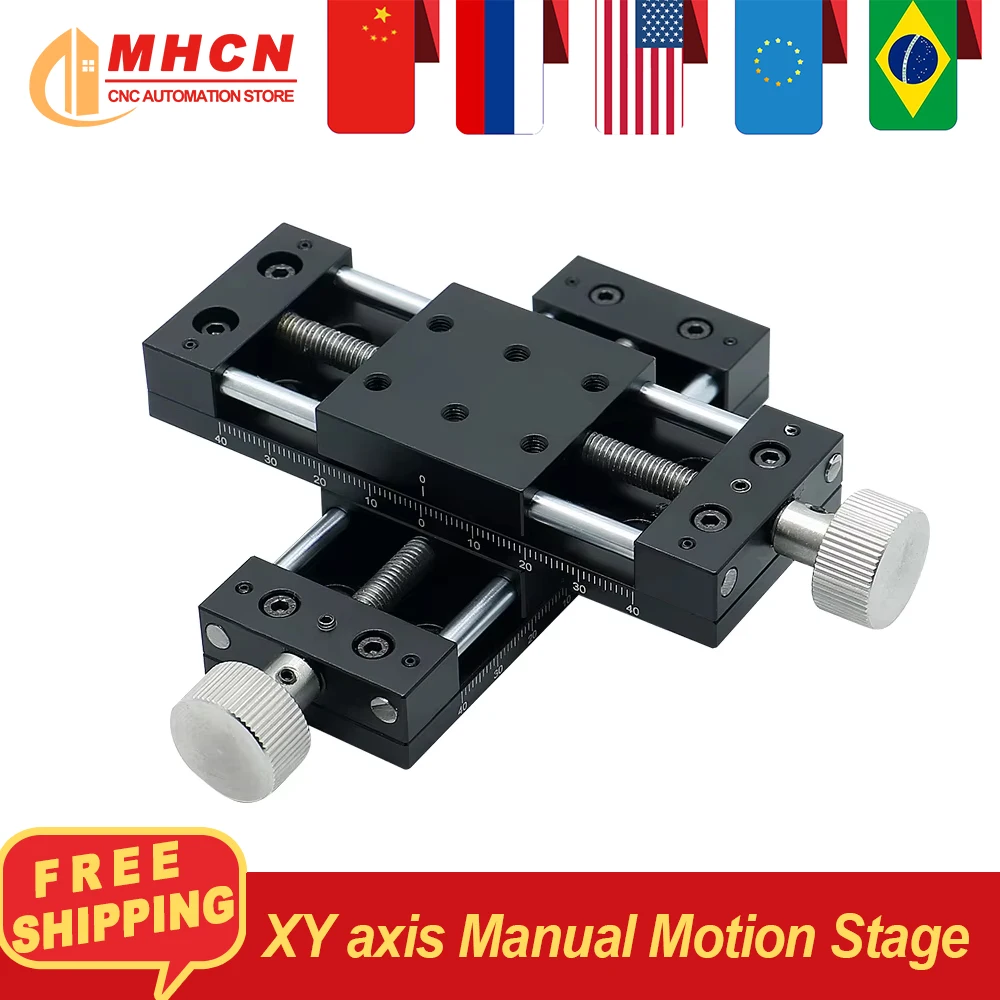MHCN-XY-eksen-manuel-hareket-sahne-apraz-slayt-masa-xyaxis-j60-60mm-gen ...