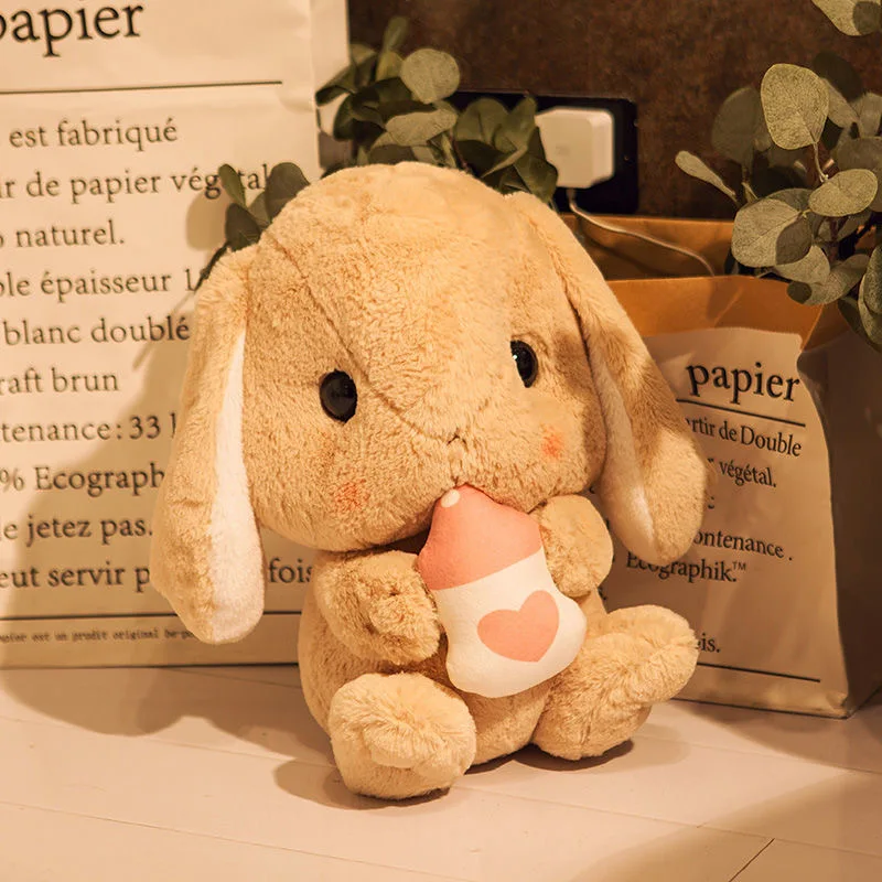 Soft Lovely Realistic Rabbit Plush Toy - Cool Gift House