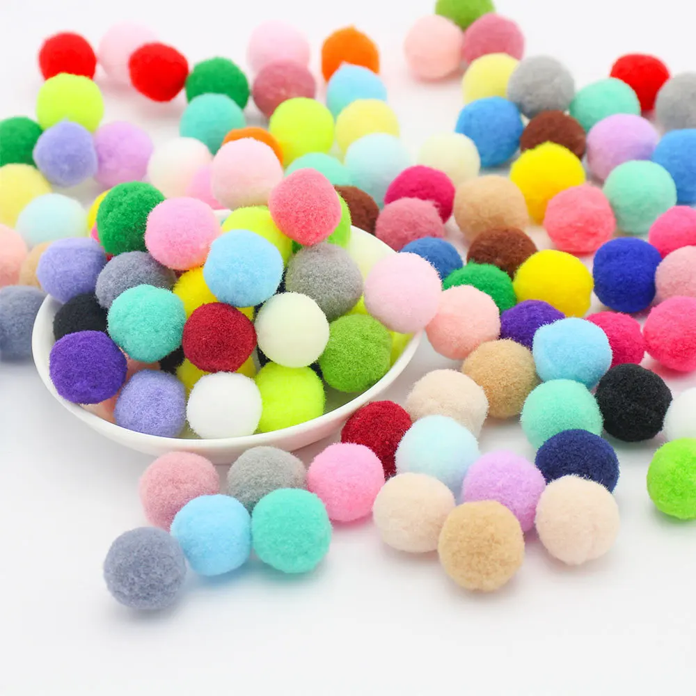 8-10-15-20-25-30mm-Multicolor-Pom-Poms-Balls-Plush-Crafts-For-DIY-Kids ...