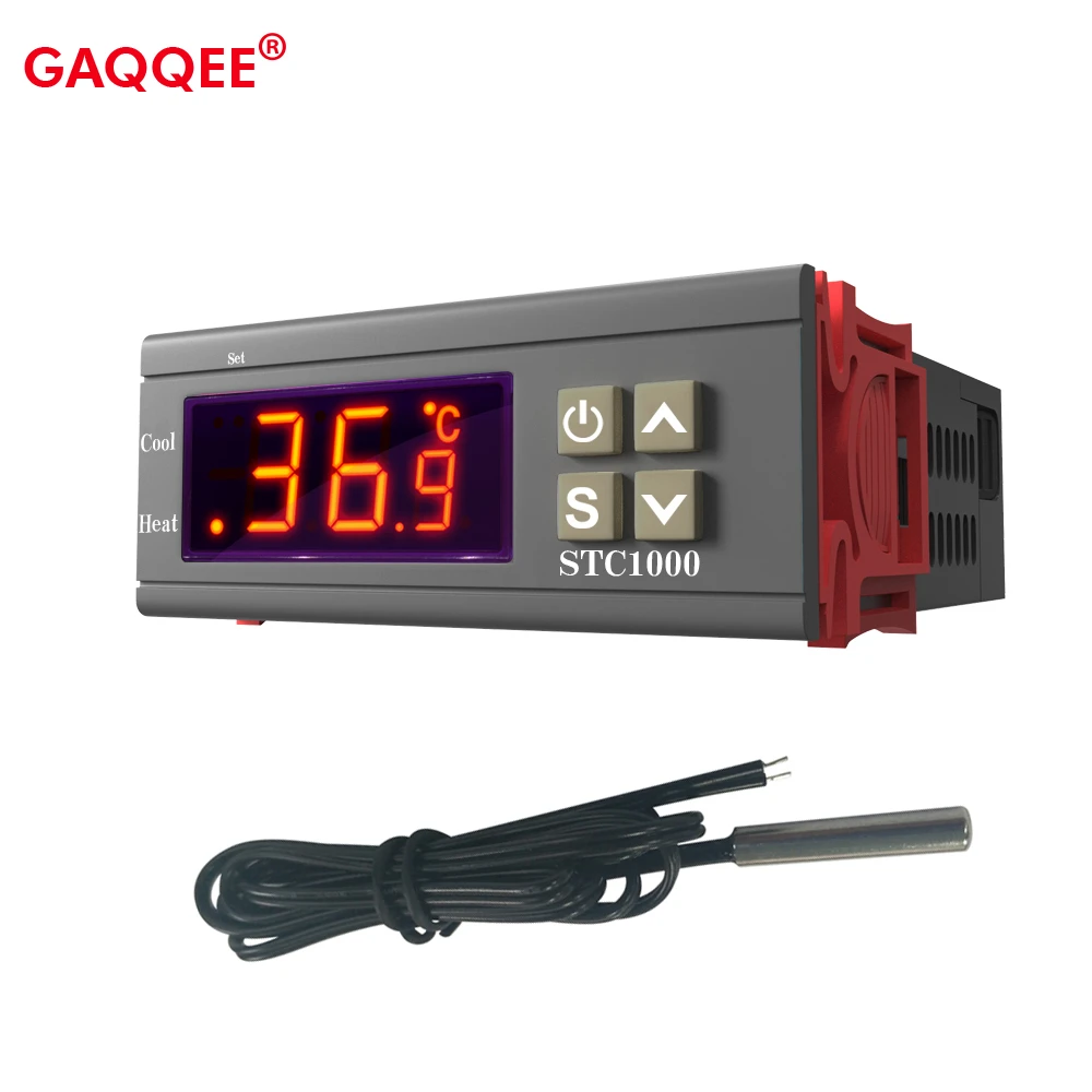 STC1000 LED Digital Temperature Controller AC110 220V Relay Thermoregulator Thermostat with NTC ...