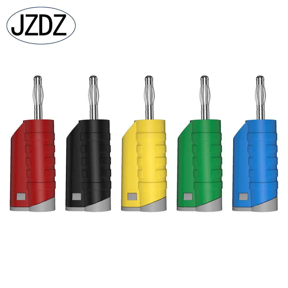 JZDZ-5pcs-4MM-Safety-Stackable-Banana-Plug-High-Quality-Welding-free ...