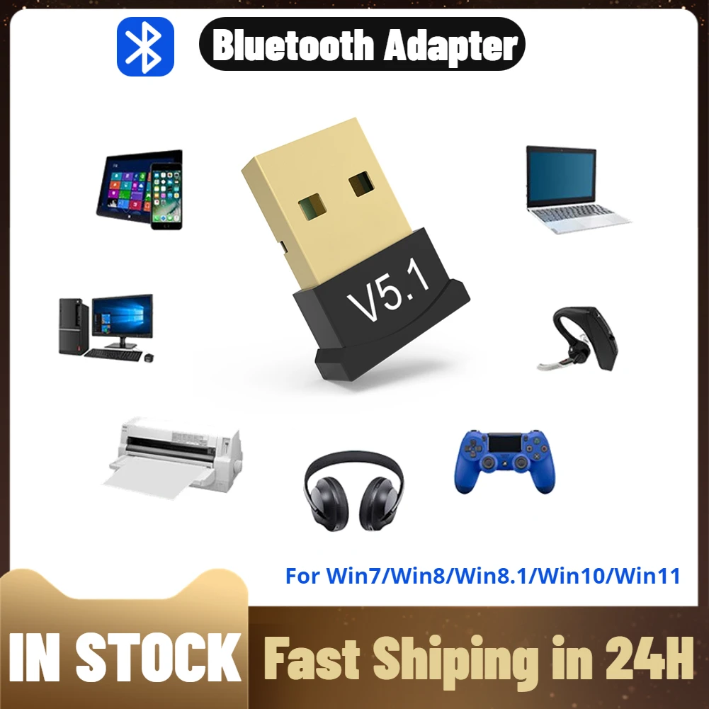 Usb Bluetooth Adapter Transmitter Bluetooth 5.1 Receiver Audio ...