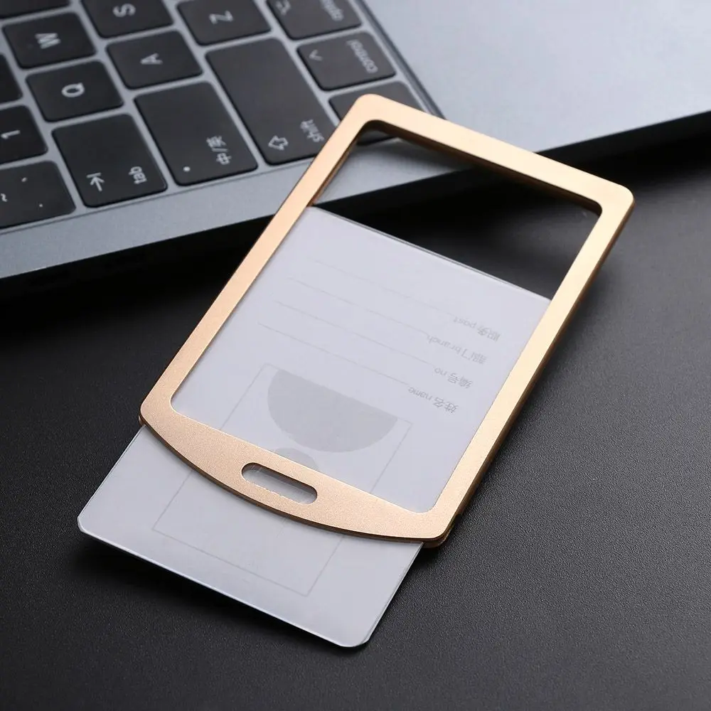 Tag Office School Metal ID Business Case Aluminum Alloy Name Card Work ...