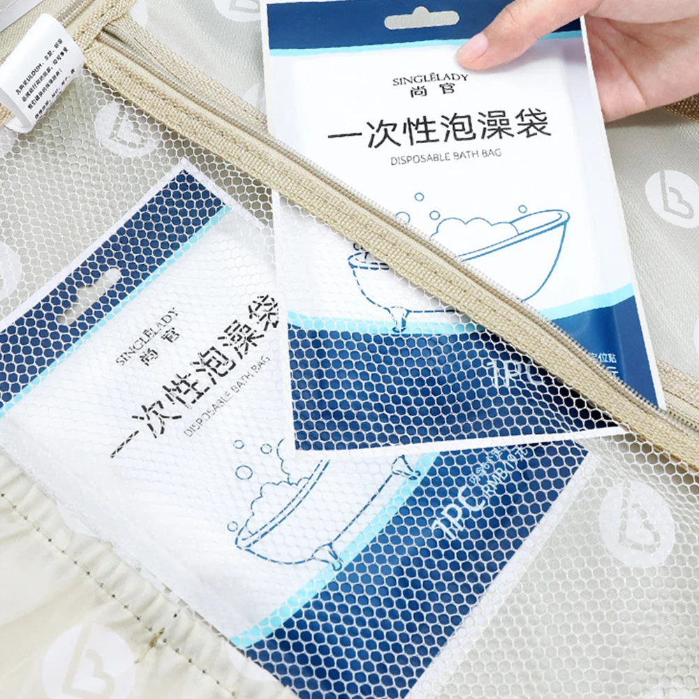 Bath Bag Disposable Bath Bag Wellness Spa Bathtub Disposable Extra ...