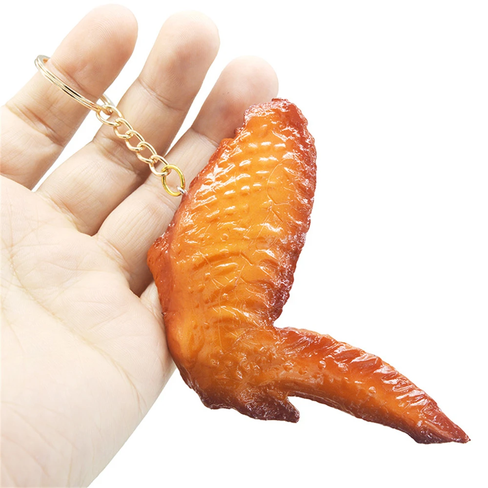 Imitation-Fried-Chicken-Legs-Keychain-Food-French-Nuggets-Wing-Pendant ...
