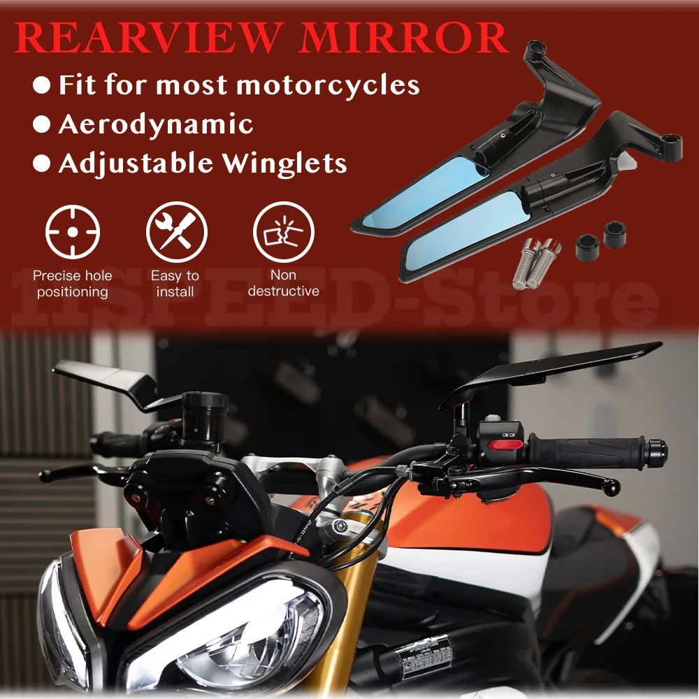 Stealth-Mirrors-Adjustable-Winglet-For-KTM-1290-SUPER-DUKE-200-125-390 ...
