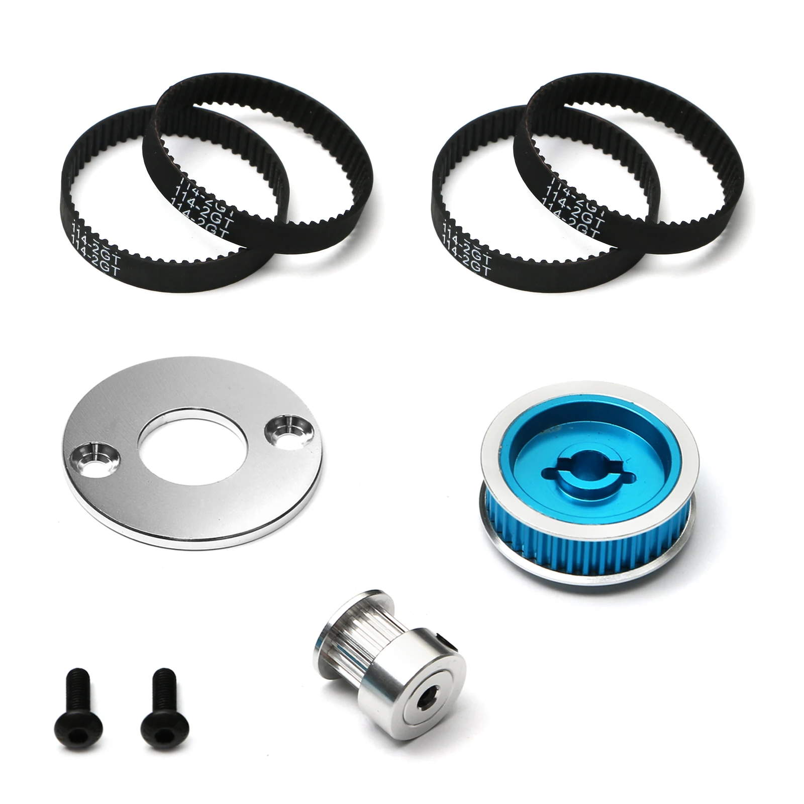 Low-Noise-Belt-Drive-Conversion-Kit-Transmission-Gears-System-TT02-Belt ...