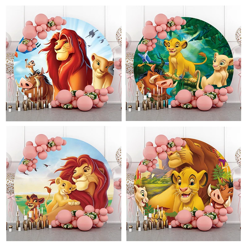 Disney-Customized-The-Lion-King-Round-Cartoon-Backdrop-With-Elastic ...