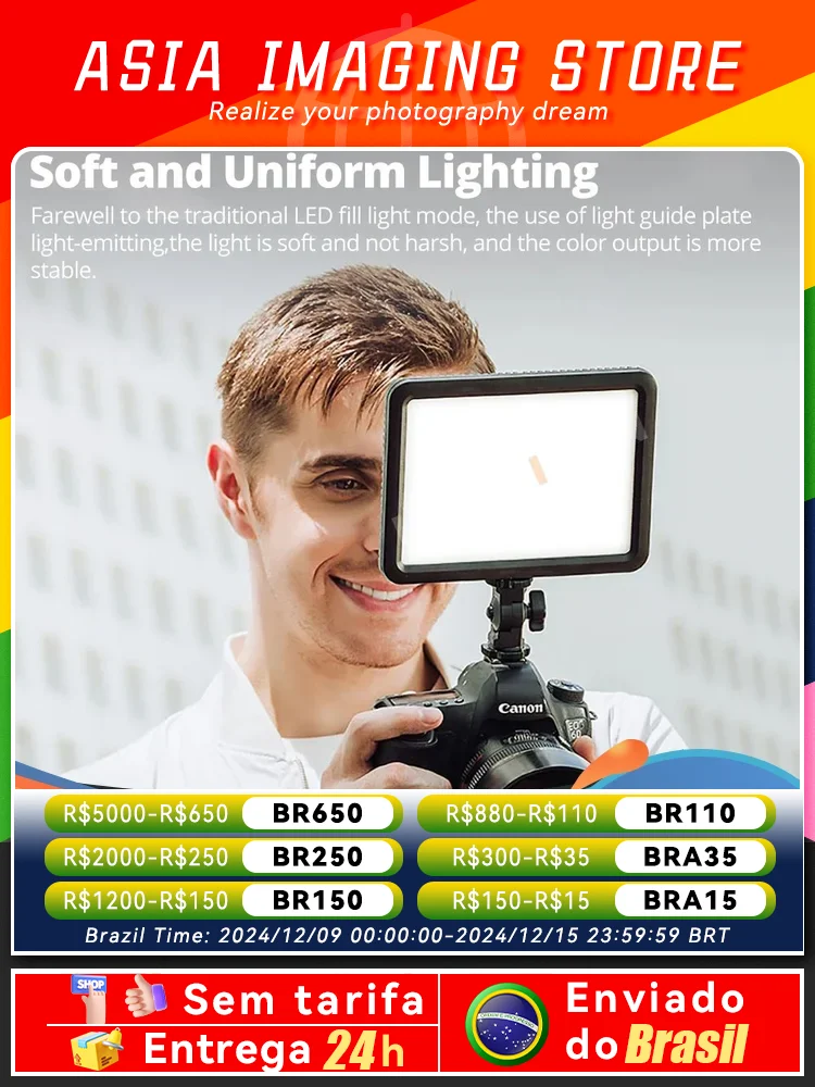 Godox-Slim-LED-light-P120C-120C-3300K-5600K-Studio-Video-L-mpada-de-luz ...