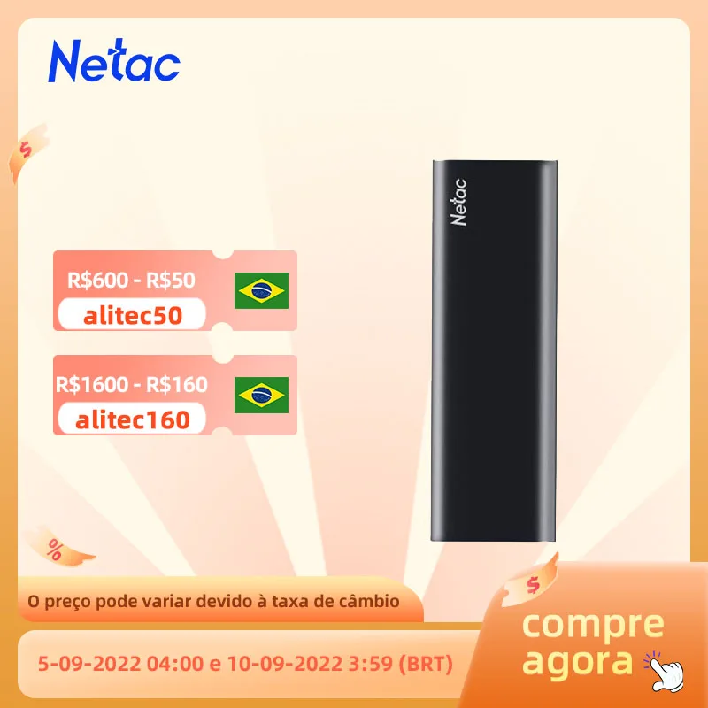 Netac External Ssd 500gb 250gb Portable Ssd 1tb 2tb Ssd External Hard ...