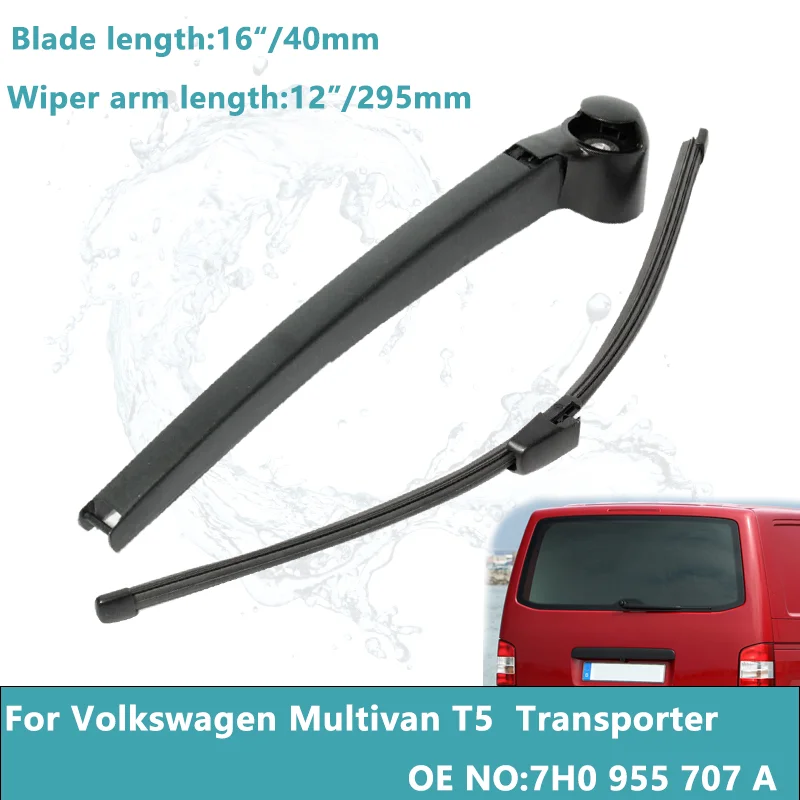 Wiper-Arm-Blade-SET-Rear-For-VW-Caddy-III-Multivan-T5-03-15-7E0955707 ...