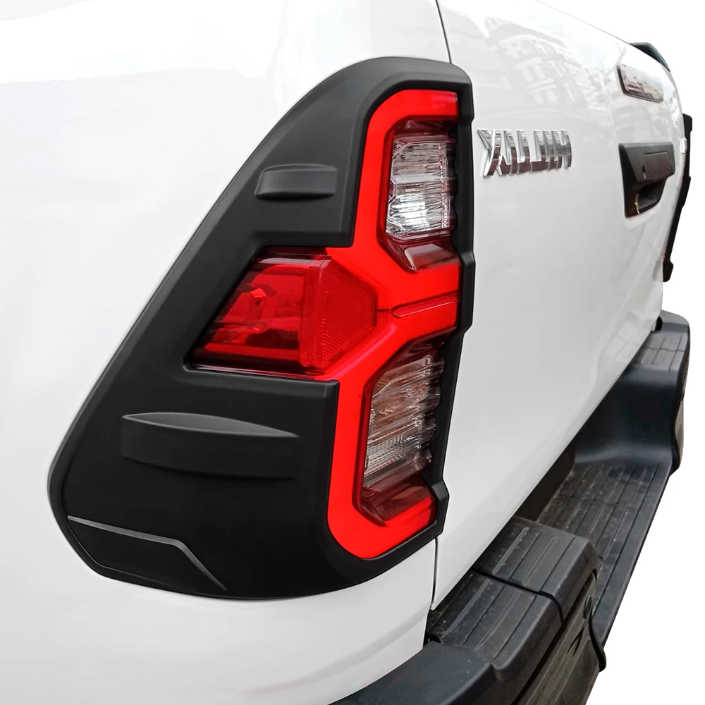 Taillight-Cover-Rear-Lamp-Cover-For-Toyota-Hilux-Revo-2021-2022-2023 ...